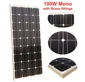 2 x 100 Watt Solar Panel - Container Guy